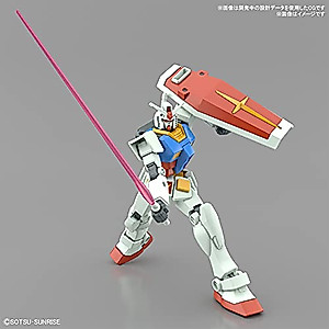 Bandai Hobby - Mobile Suit Gundam - 1/144 RX-78-2 Gundam (Full Weapons Set), Bandai Spirits Entry Grade Model Kit