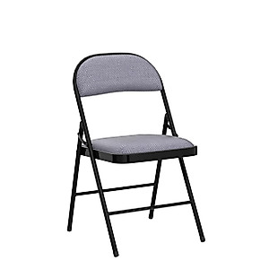 ReunionG Charles Folding Chair, 4 PCS, Black