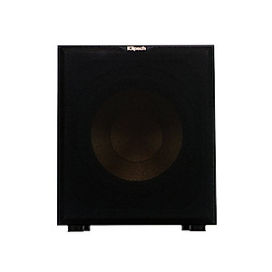 Klipsch R-12SW Powerful Deep Bass Front Firing 12" Copper-Spun Driver 400W Digital Power Subwoofer 14" X 18.5" X 16"