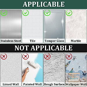 12 Pack Shower Caddy Adhesive Replacement, Transparent Strong Adhesive Hooks, Waterproof No Drilling Shower Shelf Adhesive for Shower Caddy, Bathroom Storage Kitchen