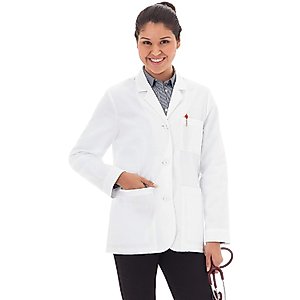 Meta Labwear Women's 28" iPad® Consultation Lab Coat, White, 12