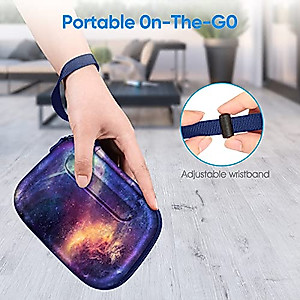 Fintie Carrying Case Compatible with Razer Kishi Mobile Game Controller - [Shockproof] Hard Shell Protective Cover Travel Bag with Inner Pocket (Galaxy)