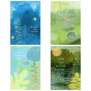 Hallmark Assorted Thinking of You, Get Well, Sympathy Cards (12 Cards with Envelopes) Nature Prints