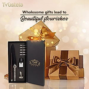 Calligraphy Set For Beginners, Calligraphy Pens for beginners, Calligraphy Pen Set, Calligraphy Kit for Beginners, feather pen, quill pen, quill and ink set, quill pen and ink set, Wooden pen and ink