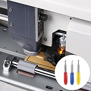 60 Pieces Replacement Cutting Blades for Cricut Explore Air 2/Air 3/Maker, Include 15 Pieces Fine Point Blades 30 Pieces Standard Blades 15 Pieces Deep Point Blades