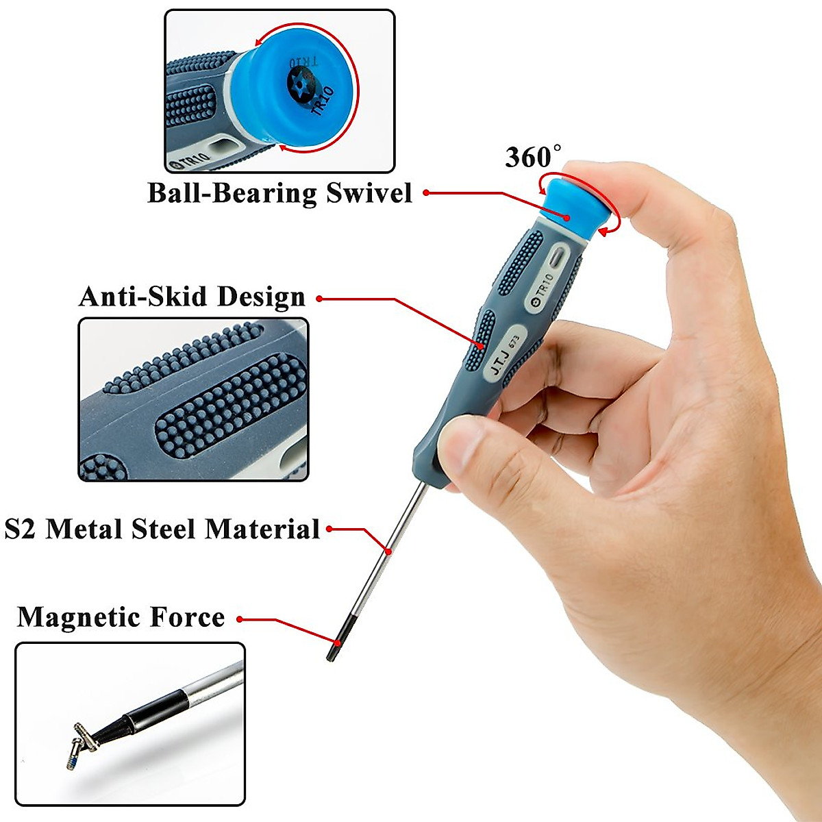 GogoFix Screwdriver Repair Tool Kit Compatible with Xbox Console/Xbox Controller Screwdriver Repair Maintenance Kit