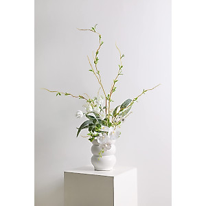 Serra Flora Artificial Greenery Spray Box Set(Pack of 50pcs) with 8 Kinds of DIY Wedding Bouquet Filler Table Centerpieces and Floral Arrangement (Spring Green)