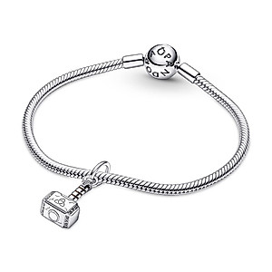 PANDORA 790483C01 Marvel The Avengers Thor's Hammer Dangle Charm