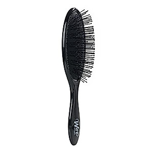 Wet Brush Thick Hair Detangling Brush, Black - Ultra-Soft IntelliFlex Bristles Glide Through Tangles With Ease - Pain-Free Detangler for All Hair Types, Wet & Dry Hair
