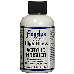 Angelus 610 High Gloss Acrylic Finisher, Clear