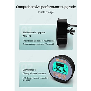 AiLi Voltmeter Ammeter Voltage Current Meter Voltmeter Ammeter 100V 350A Caravan RV Motorhome 999 AH
