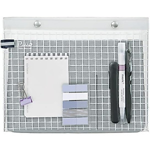 KOKUYO Piiip Tool Pen Case, A5 Flat Type, Silver Gray, Japan Import (F-VBF243-1)