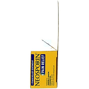 Neosporin + Maximum-Strength Pain Relief Dual Action Ointment, First Aid Topical Antibiotic & Analgesic Ointment for 24-Hour Infection Protection with Bacitracin Zinc & Pramoxine HCl, 1 oz (Pack of 2)