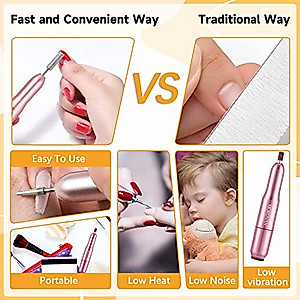 Morovan Acrylic Nail Kit with Drill - Professional Nail Kit Acrylic Set with Everything for Beginners Glitter Acrylic Powder for Nail Extension DIY Complete Starter Set