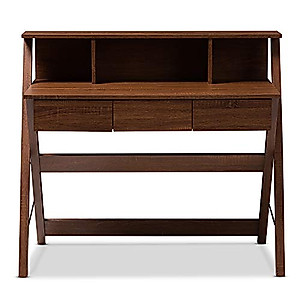 Baxton Studio Crossroads II Writing Desk