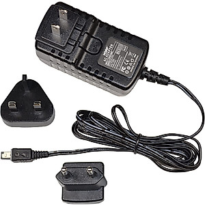 HQRP Wall AC Power Adapter Compatible with JVC GR-SXM260U GRSXM260U GR-D340U GR-D347U Camcorder - (incl. USA Plug & Euro Adapter)