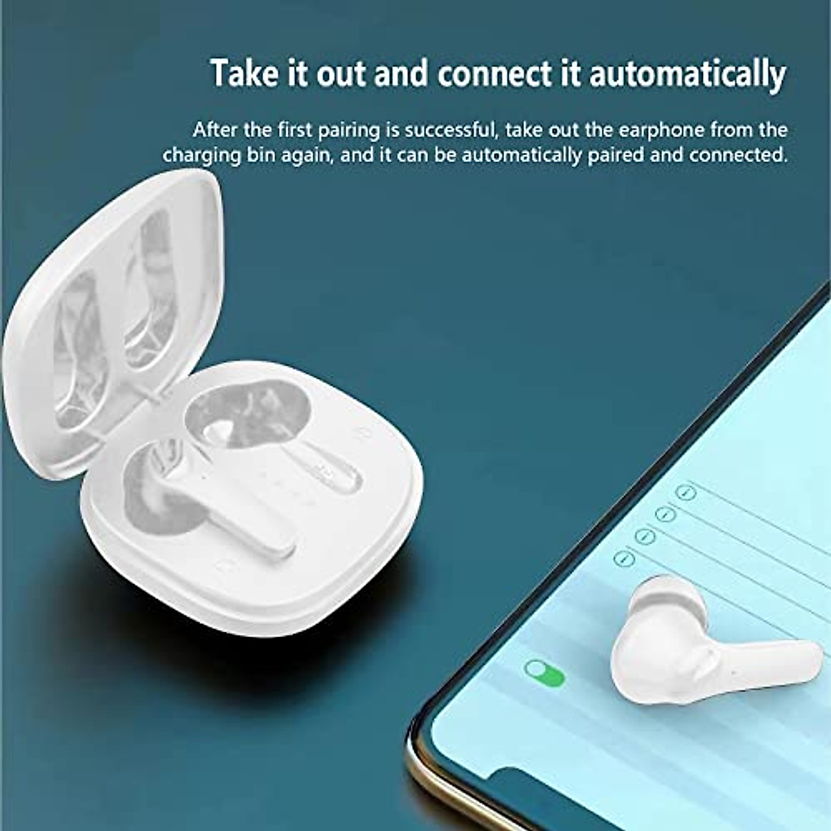 Wireless Bluetooth Headphones in-Ear Running Sports IPX5 Waterproof Headphones Gaming Headphones