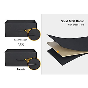 CubiCubi Dresser for Bedroom, 10 Drawer Storage Organizer Tall Wide Dresser for Bedroom Hallway, Sturdy Steel Frame Wood Top, Dark Black