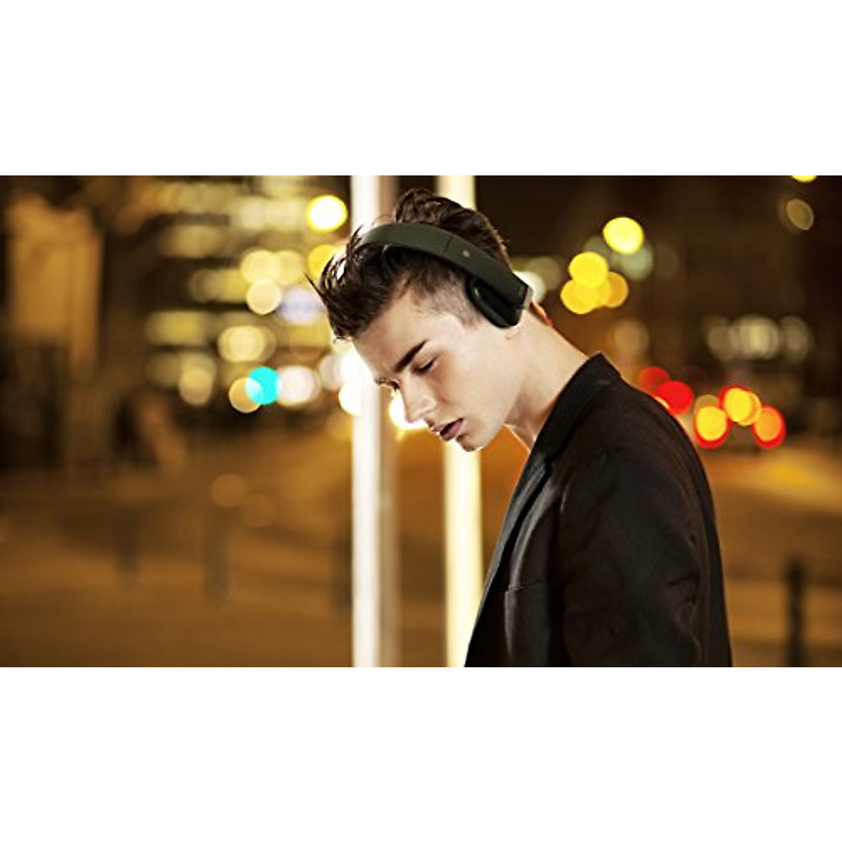 Kinivo URBN Premium Bluetooth Wireless Headphones - NFC Pairing, Powerful AptX HD Sound, Wireless Audio Streaming and Hands-Free Calling for Devices Like iPads, iPhones, Android (Midnight Black)