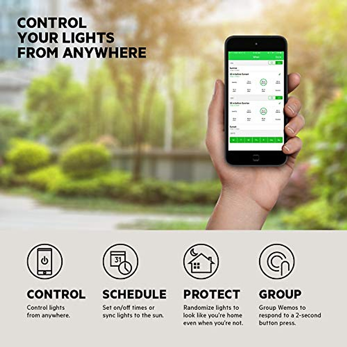 Wemo WLS0403 Wi-Fi Light Switch, 3-Way - Control Lighting from Anywhere, Easy In-Wall Installation, Works with Alexa, Google Assistant and Apple HomeKit