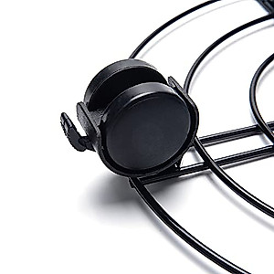 PLAZOTTA 3 Pack 12 Inches Plant Caddy Round Metal Plant Dolly Heavy Duty Plant Stand Plant Holder with Caster Wheels for Indoor and Outdoor Use - Black