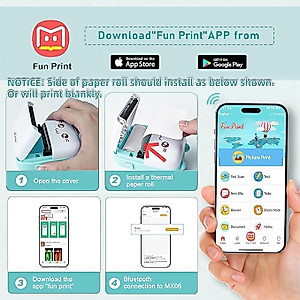 Compact Mini Printer That Easily fits in Your Bag, Perfect for Printing Photos and documents on The go Results