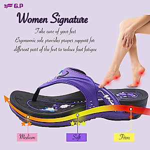 Gold Pigeon Shoes SIGNATURE Women Sandals, Water Sandal for Women Comfort Cushion Adjustable Magnetic Buckle: 5991 Blue Turquoise, Size 9-9.5 (5991-blue-40)