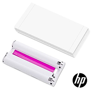 HP Sprocket Studio Plus 4 x 6” Photo Paper and Cartridges (Includes 216 Sheets and 4 Cartridges) – Compatible only with HP Sprocket Studio Plus Printer
