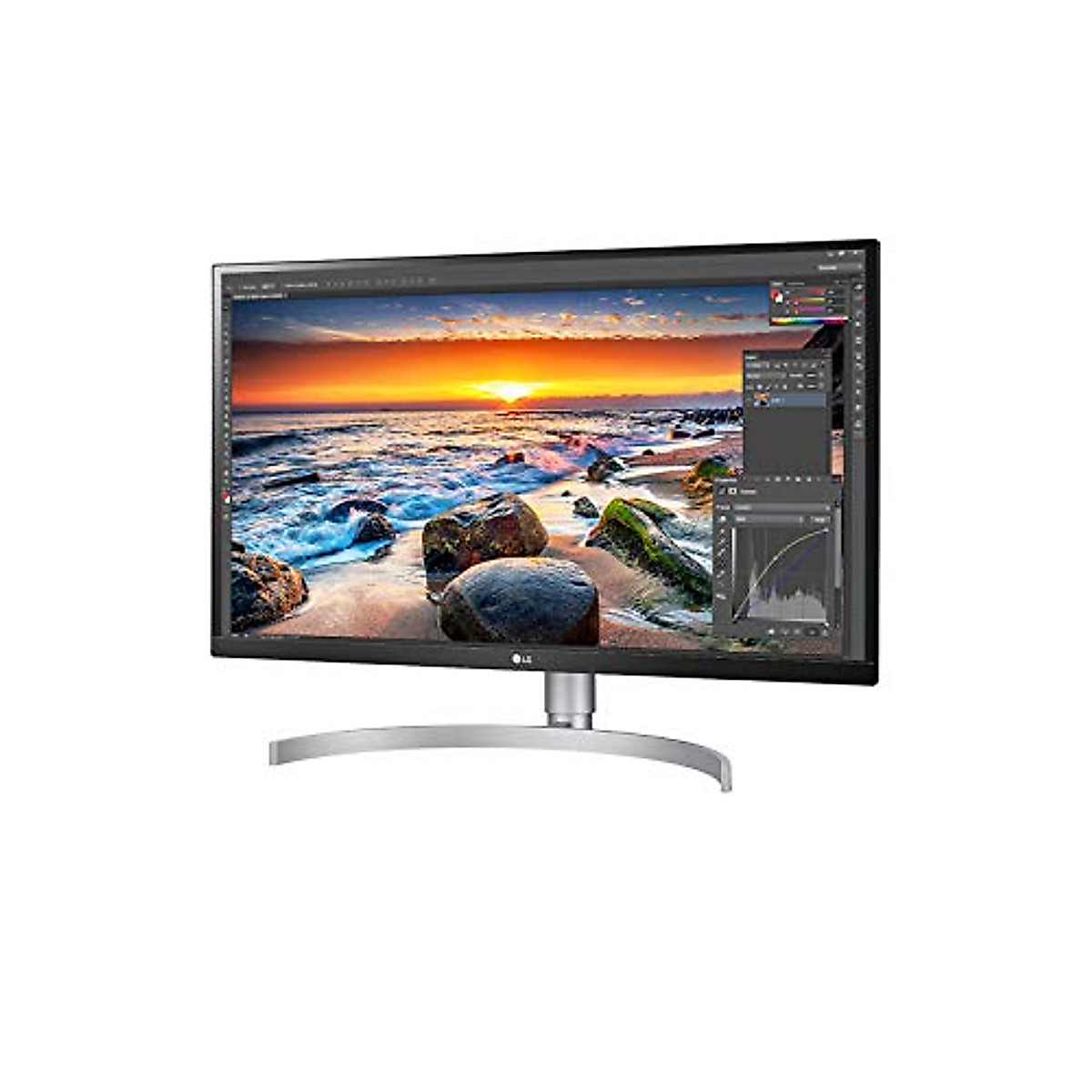 LG 27UL850-W 27 Inch UltraFine (3840 x 2160) IPS Display with VESA DisplayHDR 400 and USB Type-C Connectivity, White