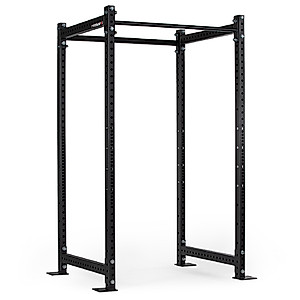 Titan Fitness T-3 Series Black Short Power Rack, 36in Depth, 1,100 LB Capacity Cage for Weightlifting and Strength Training