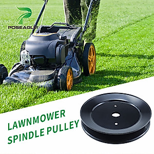 POSEAGLE 153535 Pulley Replaces 153535 Craftsman Pulley 153535, CP 153535 Pulley Craftsman, Mandrel Pulley 173436 Pulley, 532153535, 532173436, 129861, 177865, 539112171, Ariens 21546127 Pulley