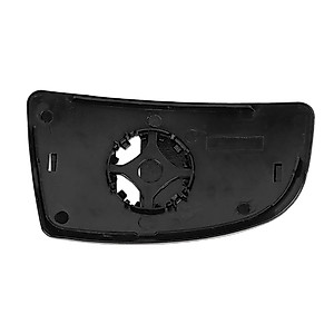 uxcell Driver Left Side Convex Mirror Replacement Lower Glass with Plate for Ford Transit 150 250 350 2015-Onward