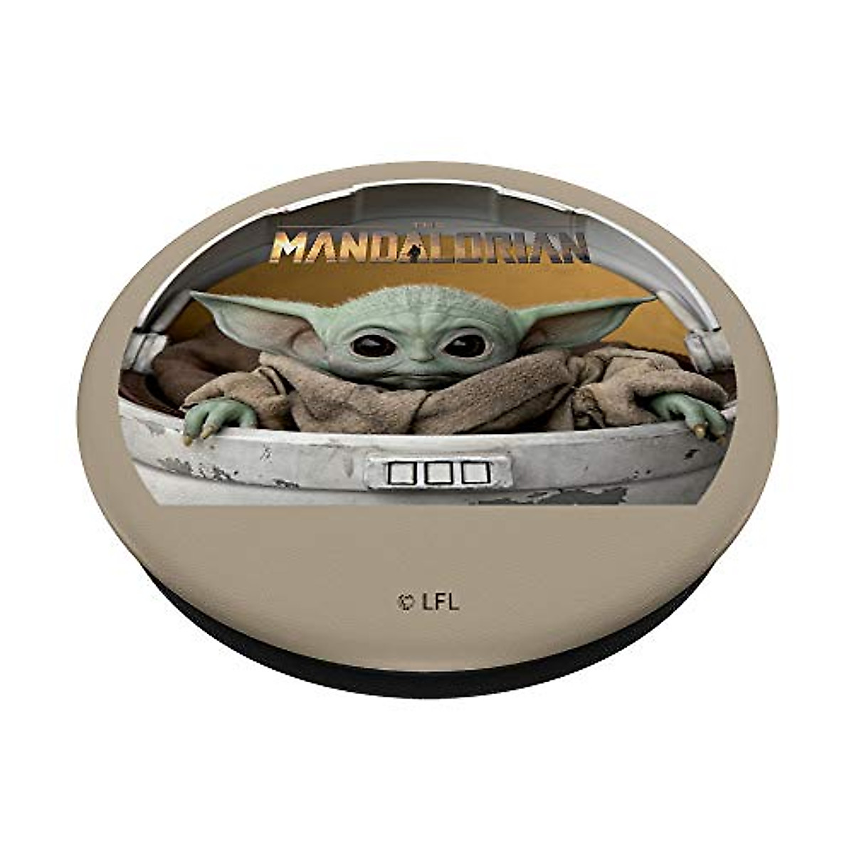 Star Wars The Mandalorian The Child In Hover Cradle PopSockets PopGrip: Swappable Grip for Phones & Tablets