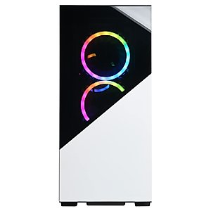 CyberpowerPC Gamer Master Gaming PC, AMD Ryzen 7 7700 3.8GHz, GeForce RTX 4060 Ti 16GB, 32GB DDR5, 2TB NVMe SSD, Wi-Fi Ready & Windows 11 Home (GMA1420A3),Black