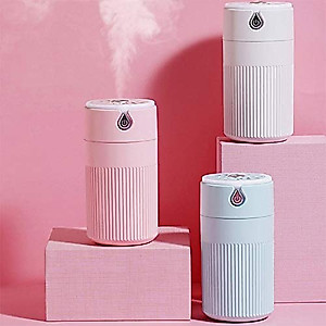 LEIGONG Desktop Portable Mini Air Purifier, Remove 99.97% Smoke Dust,Secondhand Smoke, Multipurpose Air Cleaner for Home, Bedroom, Office Car(Pink)
