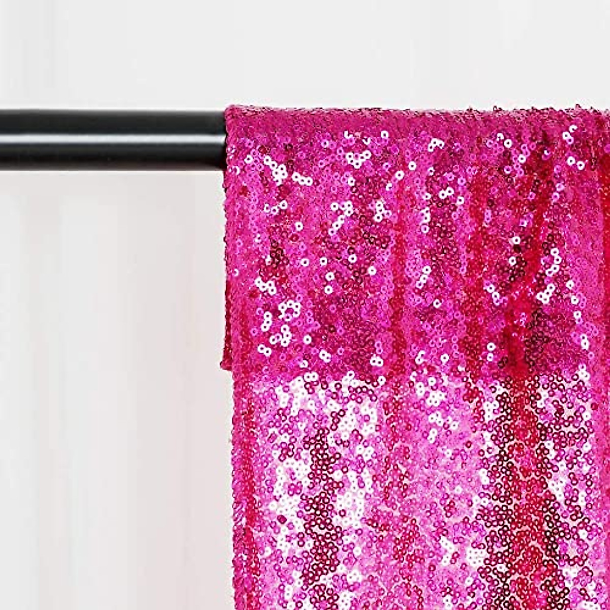 Hot Pink Sequin Photo Booth Backdrop | Party & Wedding Decor