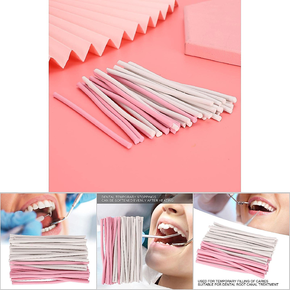 Dental Tooth Filling Material, Lost Fillings and Loose Caps Repair, Temporary Filling for Dental Root Canal Treatment, Dental Supplies,Temporary Missing Cracked Broken Teeth Repair Kit
