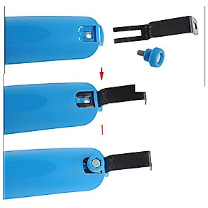 UPANBIKE BMX Folding Bike Small Wheel Bicycle Front Rear Mudguard Mud Guard Set