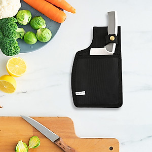 Cleaver Sheath, Universal Wide Knife Protectors, Durable Butcher Chef Knife Edge Guards, Heavy Duty Cleaver Covers , Cleaver Sleeve Size 10.6” Lx6.69”W(HGJ570)