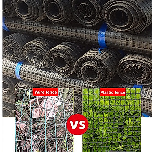 WDJBPSH Extra Long Garden Netting Fence, Multi-Purpose Backyard Lawn Safety Fencing, Large Temporary Barrier Chicken Wire Protection Yard (Color : H X L, Size : 1.2x30m/3.9ftx98.4ft)