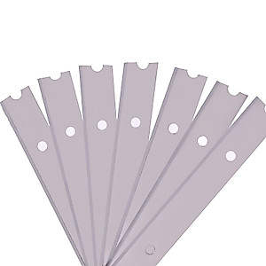 wanguan 10PCS Scraper Steel Razor Blades 4 inch Scraper Blades Replacement Utility Razor Blades Made of Durable Industrial-Grade Steel