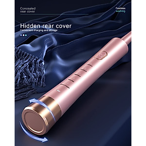 Sonic Electric Toothbrush for Adults, USB Rechargeable Sonic Toothbrush with 8 Brush Heads, Smart Timer, 5 Modes, 2-Hour Fast Charge Last 30 Days, Pink