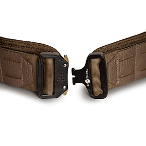 Tacticon Battle Belt | Padded Tactical Nylon Belts | Disabled Combat Veteran Owned Company | Heavy Duty Belt Quick Release Metal Buckle