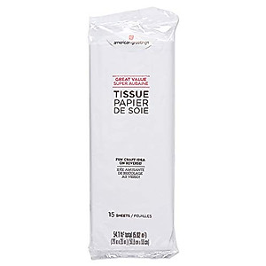 American Greetings White Tissue Paper (15-Sheets)