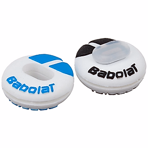 Babolat Custom Damp Vibration Dampener - White/Blue