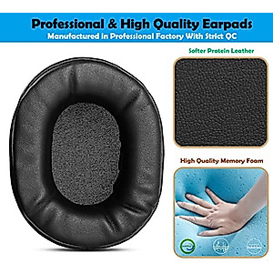 DowiTech Enhanced Sound Headset Ear Cushions Replacement Ear Pads Headphone Earpads Compatible with Ghostek SoDrop 2 soDrop Pro Wireless Bluetooth Headphone
