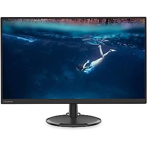 Lenovo C27-20 27-Inch WLED Monitor, FHD, IPS, FreeSync, 75Hz, 4ms, HDMI, VGA, Ergonomic Design