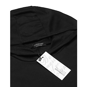 COOFANDY Men's 2 Pack Workout Hooded Tank Tops Bodybuilding Muscle Cut Off T Shirt Sleeveless Gym Hoodies