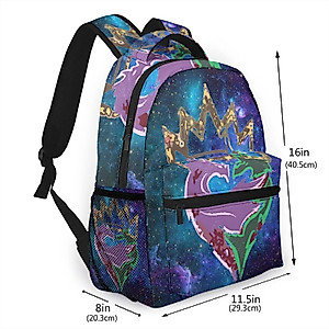 Descendants 3 Backpack Versatile High capacity Casual Backpack 16" for girls men boys