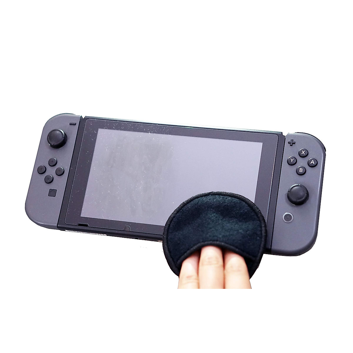 Black Microfiber Screen Cleaner Made for the Nintendo Switch - OLED Compatible | Accessories